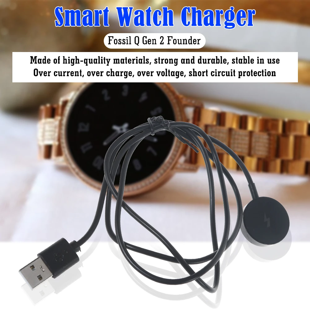 Watch Charger Travel Business Users for Fossil Gen 1/2/3 USB Watch ...