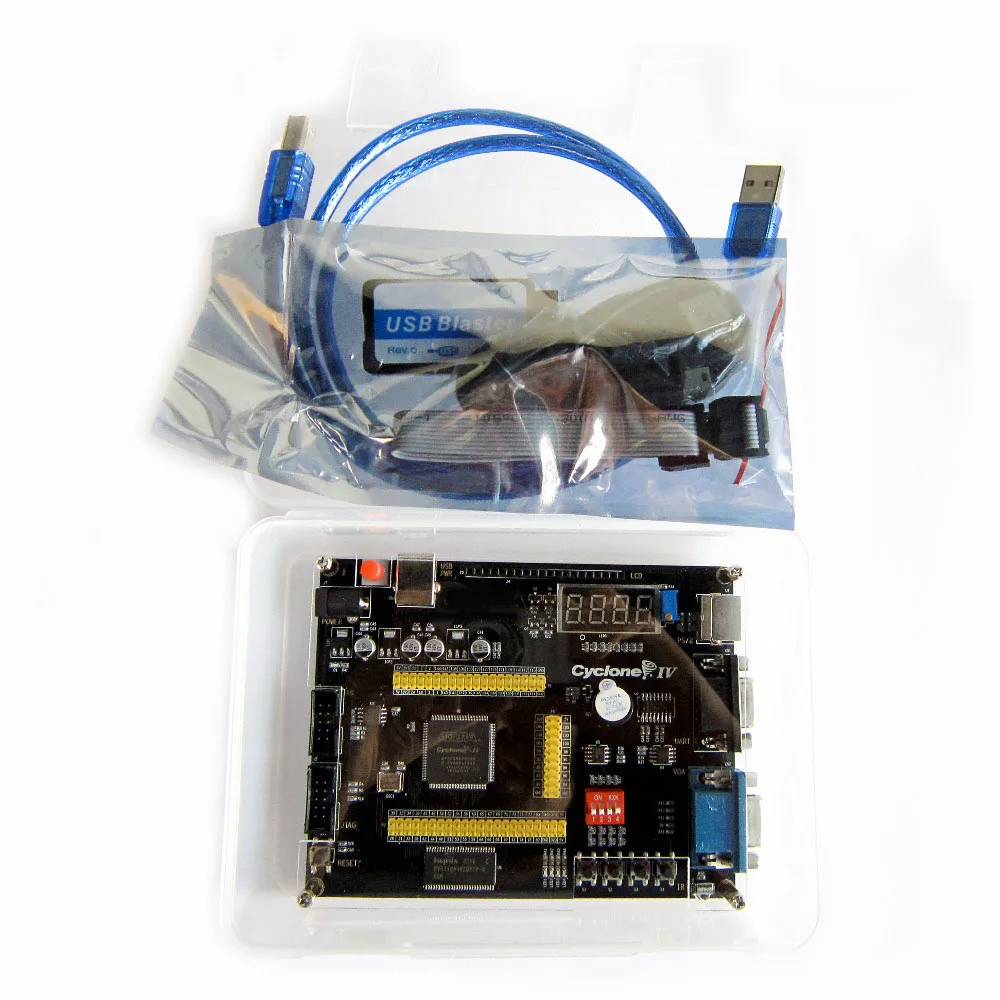Educational-DIY-Kit-Electronic-Altera-CycloneIV-EP4CE6-EP4CE10-FPGA-Demo-PCB-Board-USB-Blaster ...