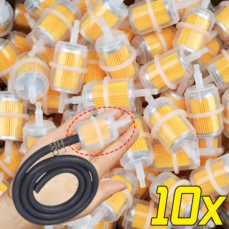 1-10PCS-Universal-Gasoline-Filter-Large-Size-Motorcycle-Scooter-Oil ...