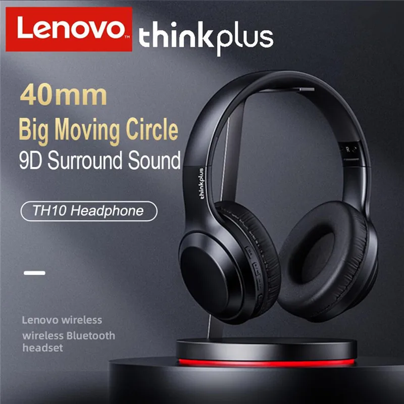 Lenovo-thinkplus-TH10-Stereo-Headphone-Bluetooth-Earphones-Music ...