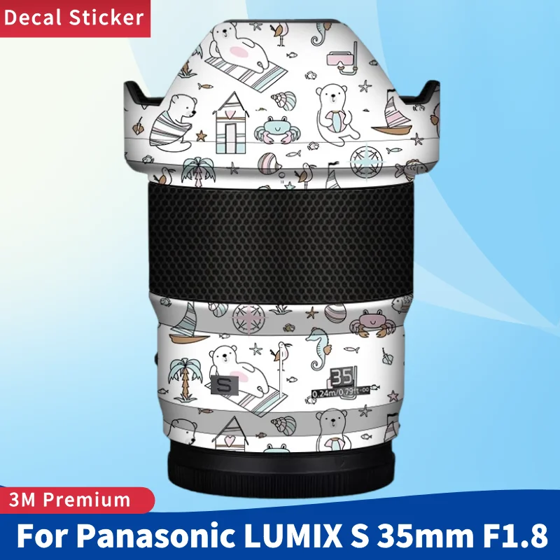 For-Panasonic-LUMIX-S-35mm-F1-8-Lens-Sticker-Protective-Skin-Decal ...