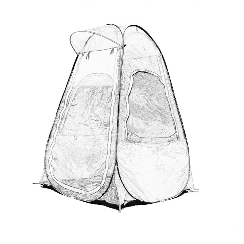 Pup Tent Drawing