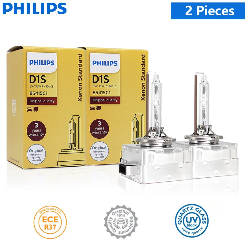 2X-Philips-HID-D1S-D2S-D2R-D3S-D4S-D5S-35W-Xenon-Standard-4200K-Auto ...