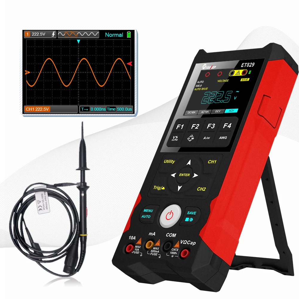 TOOLTOP-250MSa-s-80MHz-Intelligent-Dual-Channel-Oscilloscope-Multimeter ...