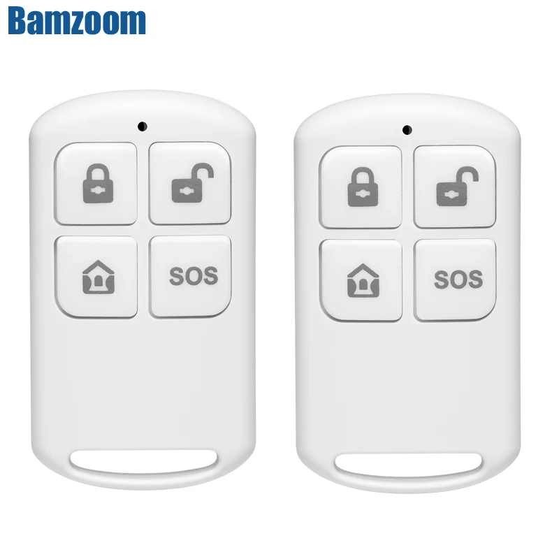 433MHz Wireless Remote Controller Metal Key Chain For Our Wifi GSM W2B ...
