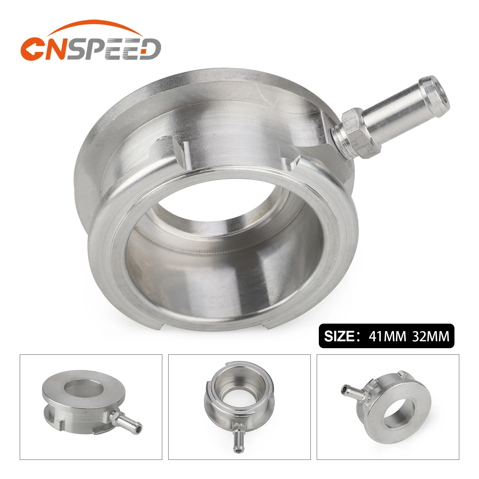 New Aluminium 41mm or 32mm Car Silver Radiator Filler Neck ID Billet ...
