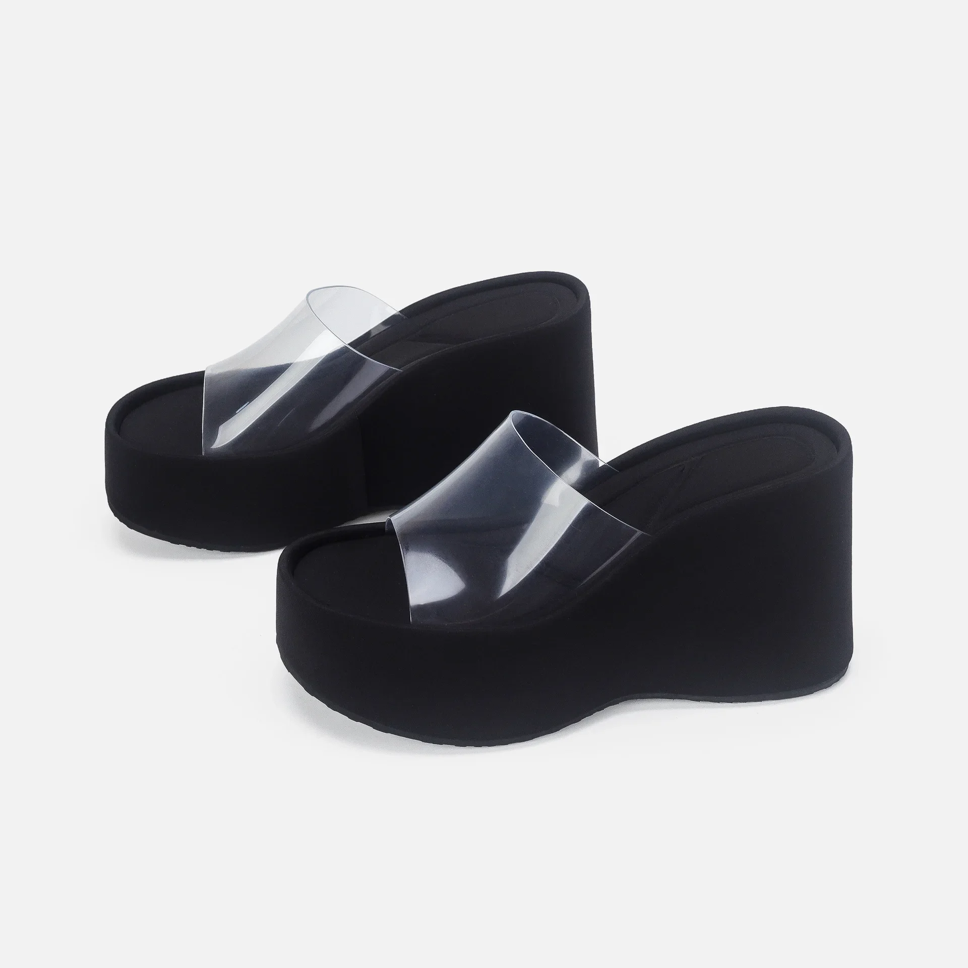 Women's Transparent Slippers Summer New Fashion Slippers Women's Flip ...