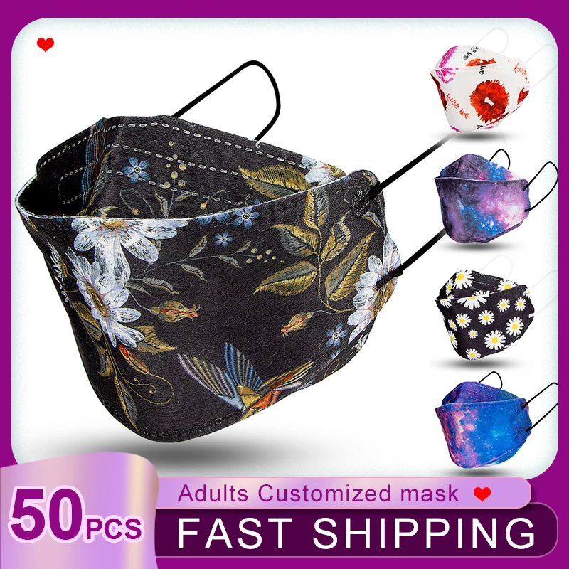 50Pcs-Fashion-Korea-Style-Disposable-Face-Masks-4-Layers-Non-woven ...