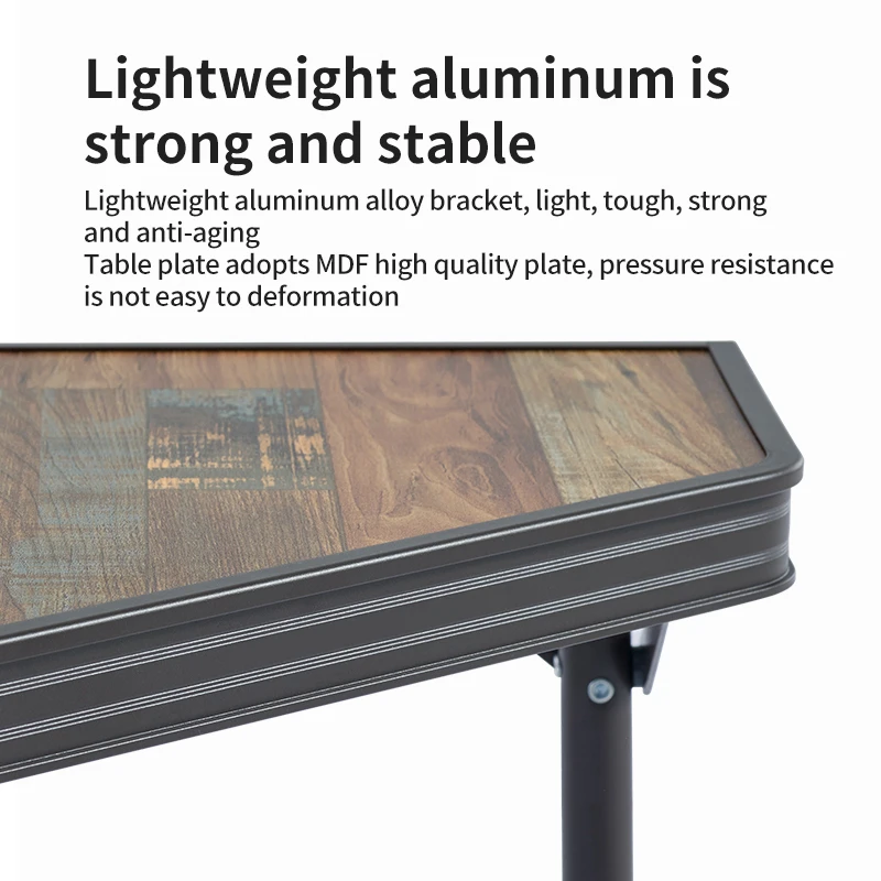 Naturehike Eight-sided Table Retractable Outdoor Camping Barbecue Table ...