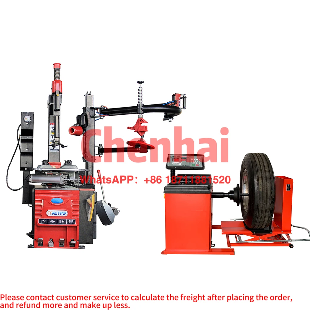 Autenf-semi-automatic-truck-car-wheel-balancer-hydraulic-auto-tire ...