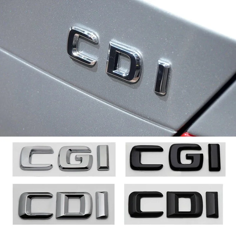 ABS CGI CDI Logo Car Fender Side Emblem Sticker Tail Trunk Badge for ...