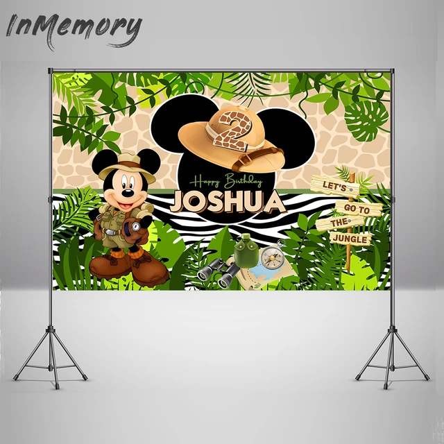Mickey Mouse Name Banner