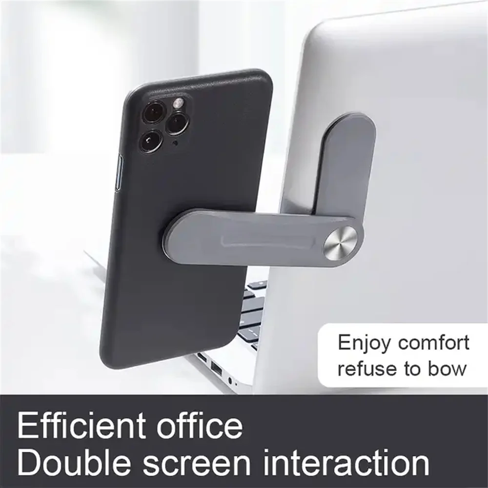 Computer-Phone-Stand-Extension-Bracket-Dual-Monitor-Display-Magnetic ...