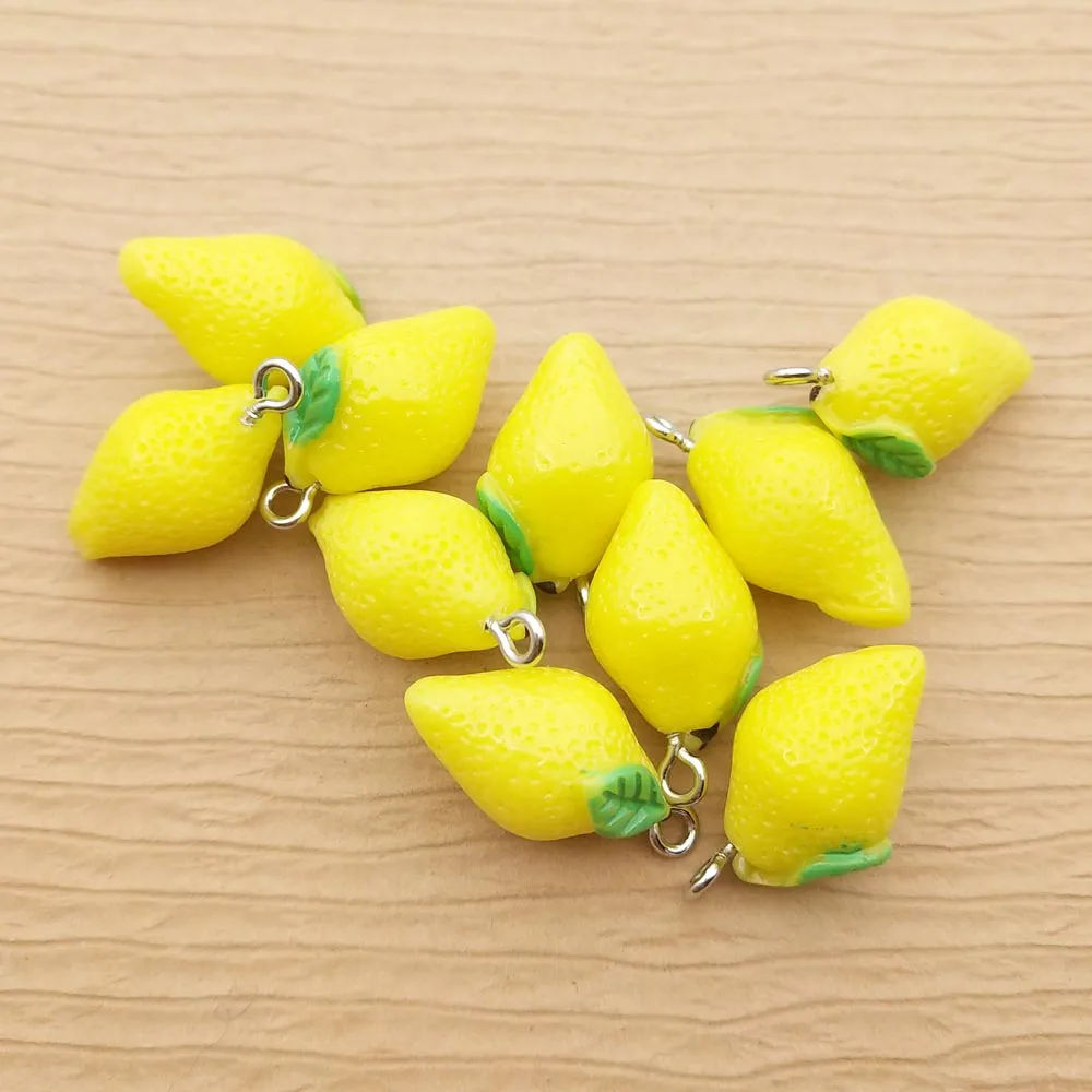 10pcs-Resin-Lemon-Charm-for-Jewelry-Making-Supplies-Earring-Pendant ...