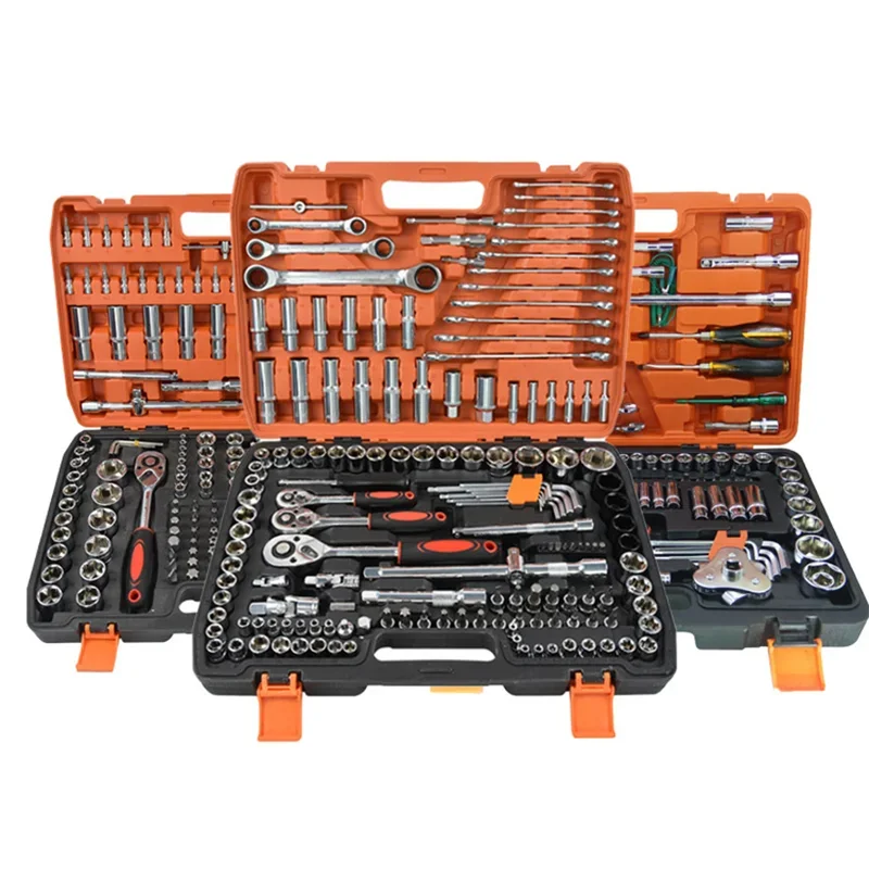Car-Repair-Tool-150pcs-53pcs-46pc-Kit-Ratchet-Wrench-Tool-Set-1-4-Inch ...