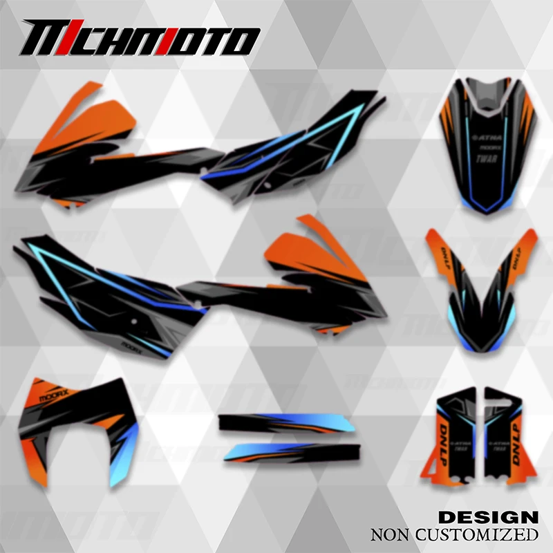 MCHMFG-Full-Graphics-Decals-Stickers-Kits-For-KTM-LC4-SMC-690-2008-2009 ...