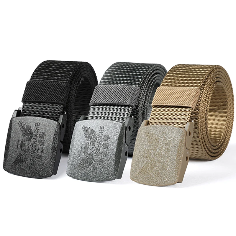 Men-s-Adjustable-Military-Army-Tactical-Automatic-Buckle-Plastic-Nylon ...