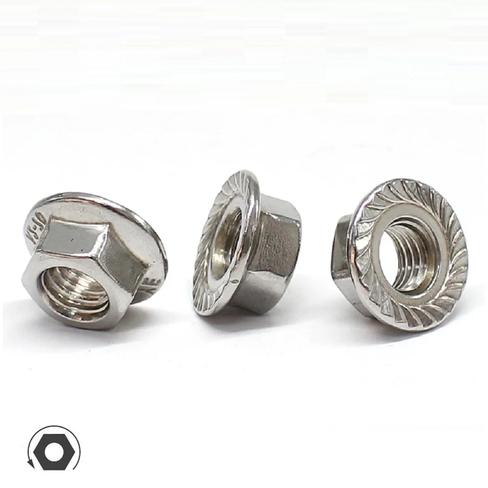 Left-tooth-2-10pcs-M4-M5-M6-M8-M10-M12-304-Hexagon-flange-face-nut ...