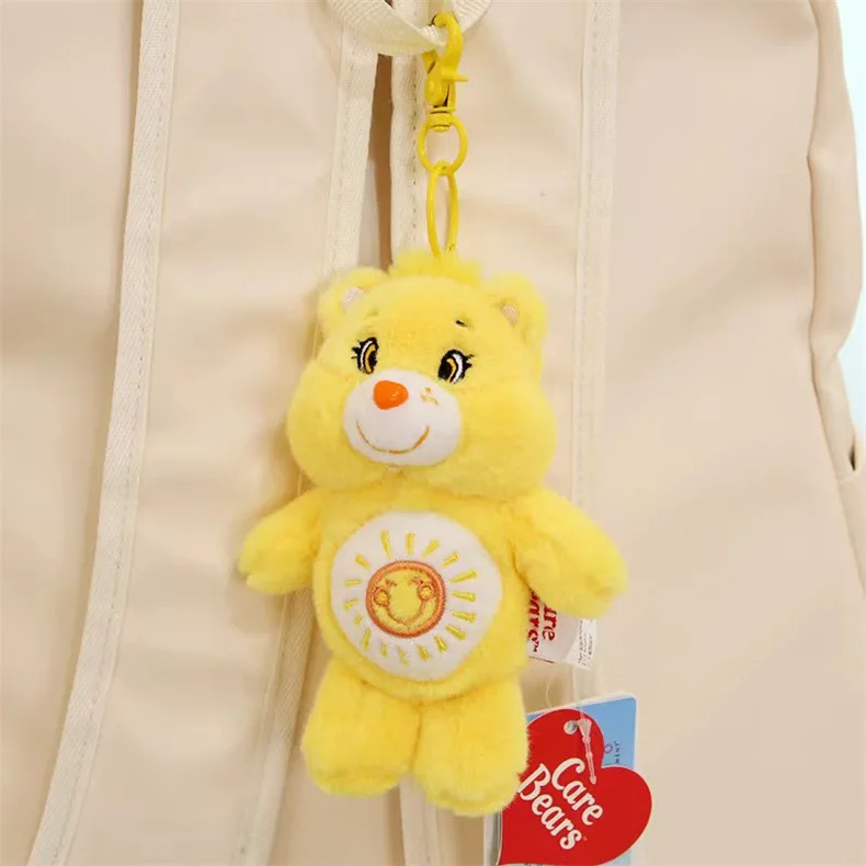 15CM Miniso Kawaii Care Bears Key Chain Cartoon Cute Anime Pendant ...