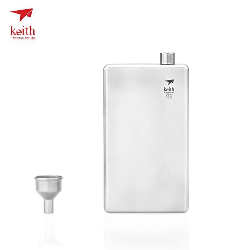 200ml-Keith-Pure-Titanium-Hip-Flask-Flagon-Sport-Bottle-Portable ...