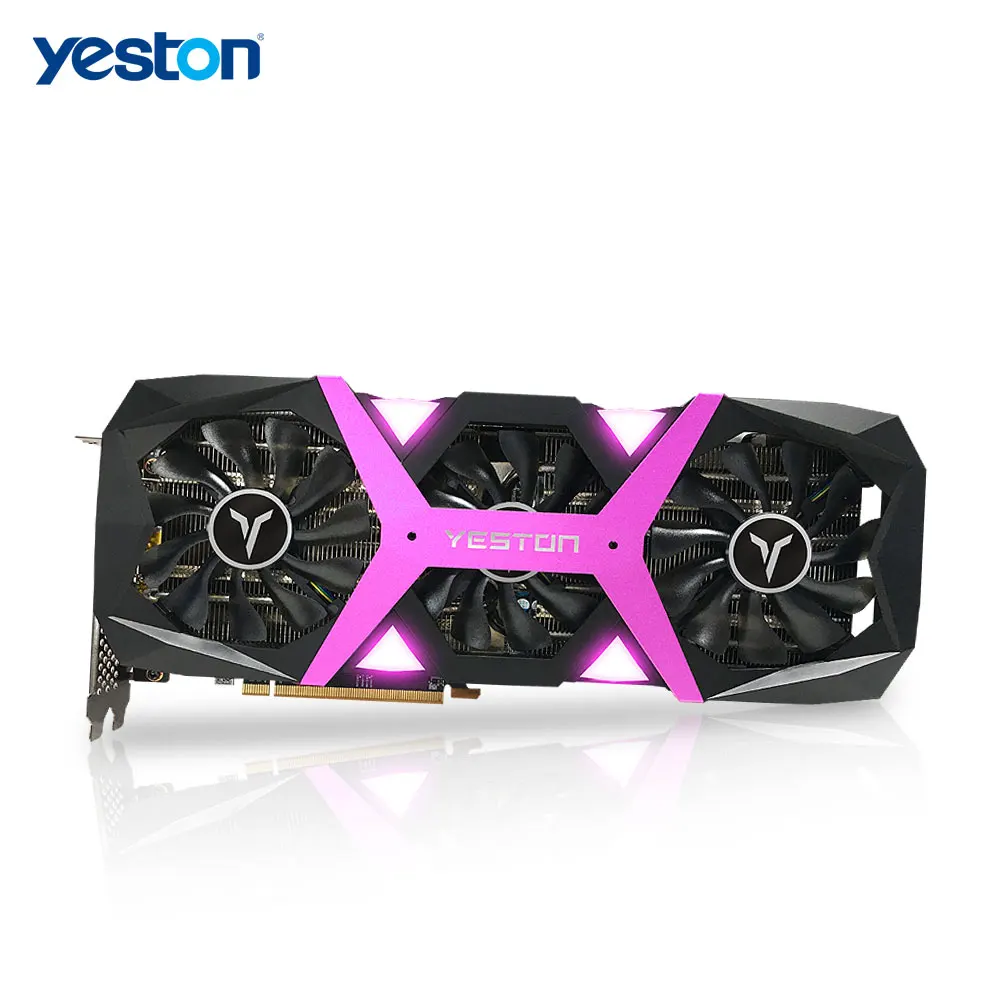 Yeston radeon rx 6800 gpu 16gb gddr6 256bit 7nm 2105/16000mhz gaming ...