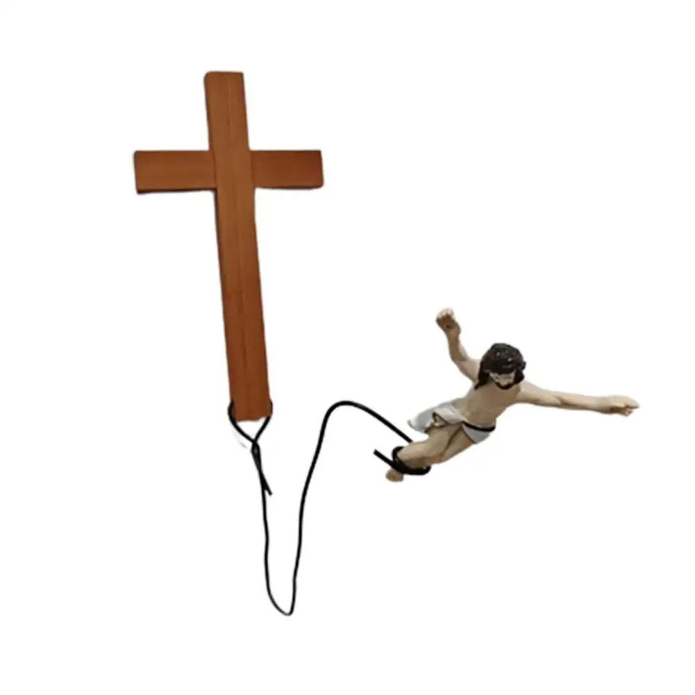 Innovative-Decor-Bungee-Jumping-For-Jesus-Christ-Figure-Religious-Art ...