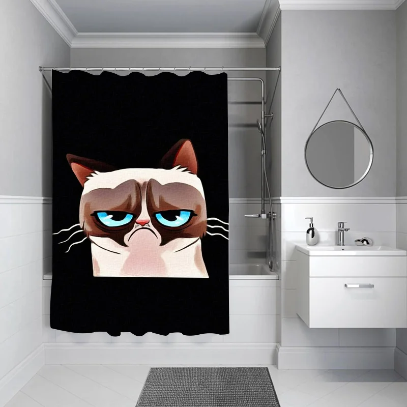 Bathroom-Shower-Curtain-Grumpy-Cat-Waterproof-Bath-Things-for-the ...