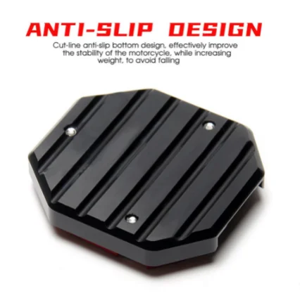 Universal Motorcycle Bikes Kickstand Extender Foot Side Stand Extension ...