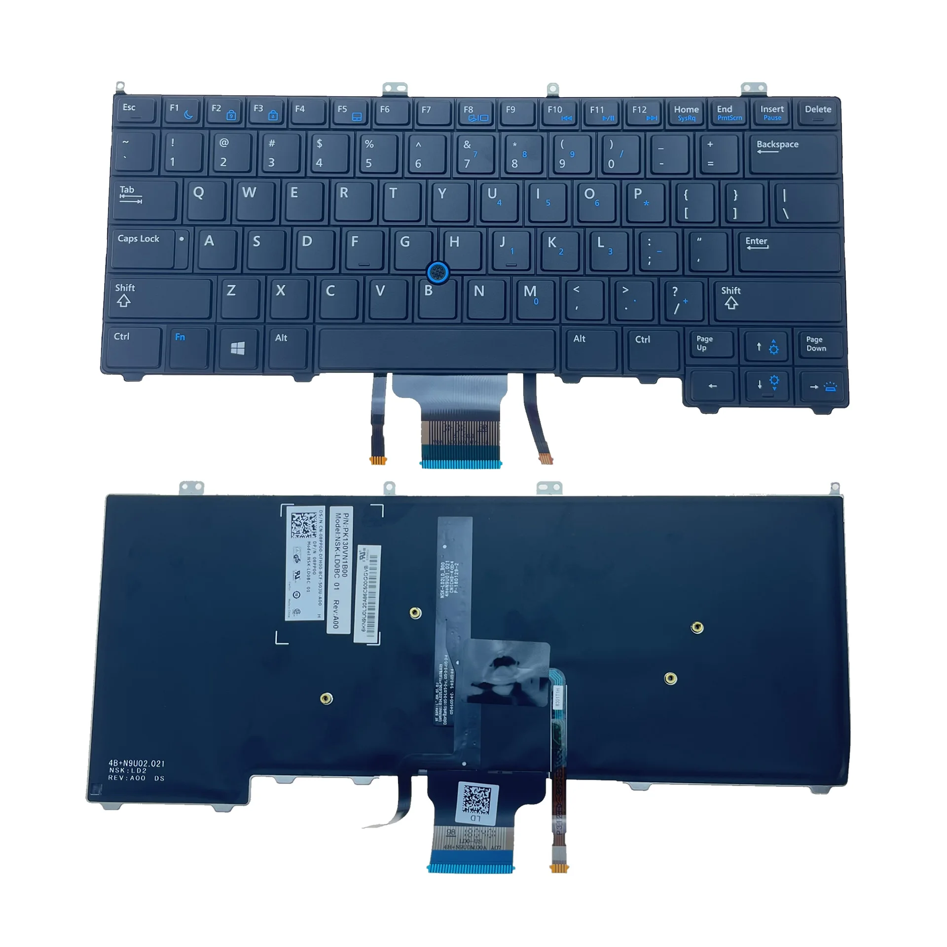 Clavier-r-tro4-2-pour-ordinateur-portable-am-ricain-remplacement-pour ...