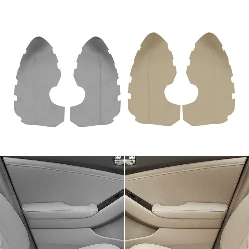 2pcs Microfiber Leather Car-styling Interior Front Door Armrest Panel ...