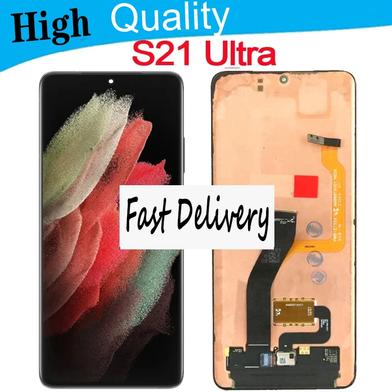 High-Quality-6-8-AMOLED-LCD-Replacement-for-Samsung-S21-Ultra-Touch ...