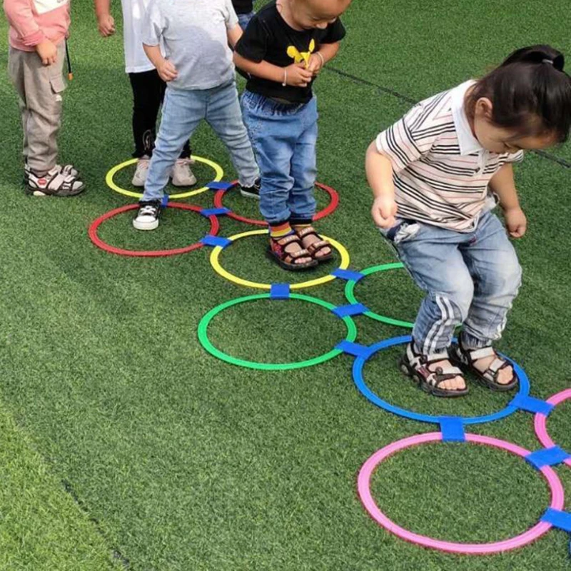 Children-Brain-Games-Hopscotch-Jump-Circle-Rings-Set-Kids-Sensory-Play ...