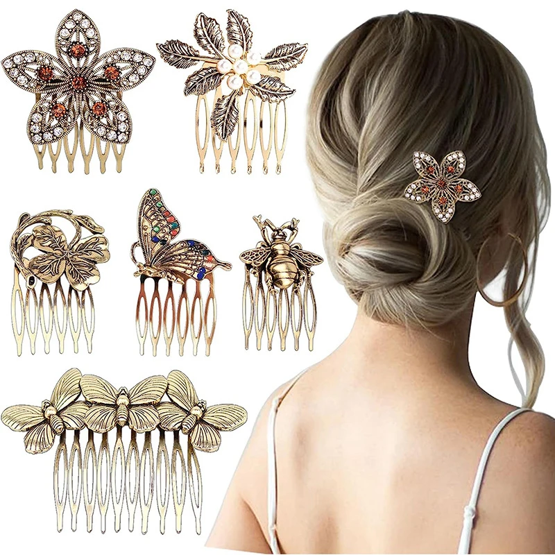 Elegant-Korean-Simple-Design-Hairpin-Claw-Hair-Flowers-Hair-Combs-Hair ...