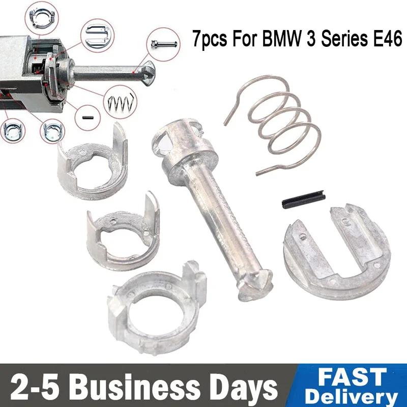 Front L/R Door Lock Repair Kit For BMW 3 Series E46 323i 325ci 330i ...