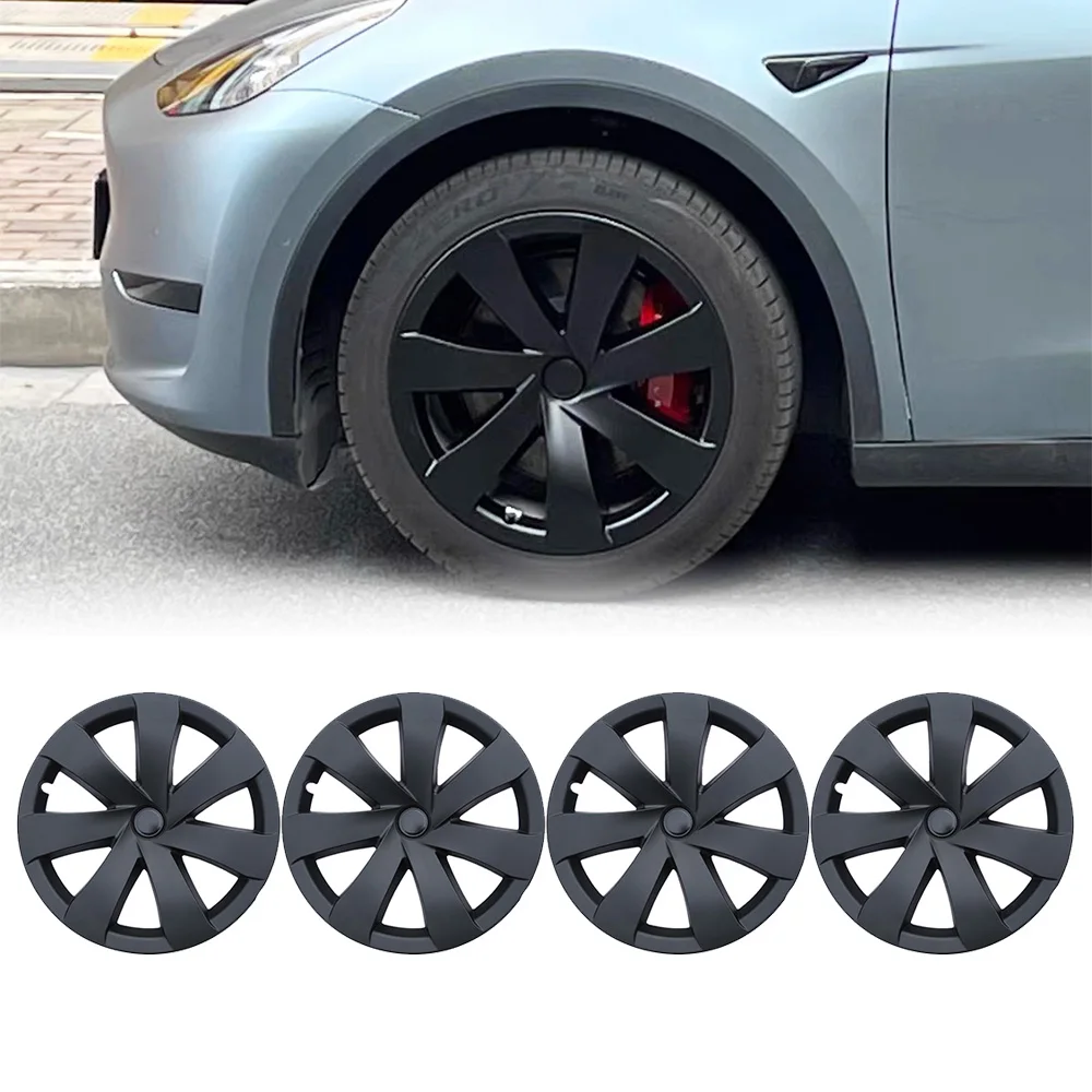 4PCS Hubcap Cover For Tesla Model Y 2023 2022 19 Inch Performance ...