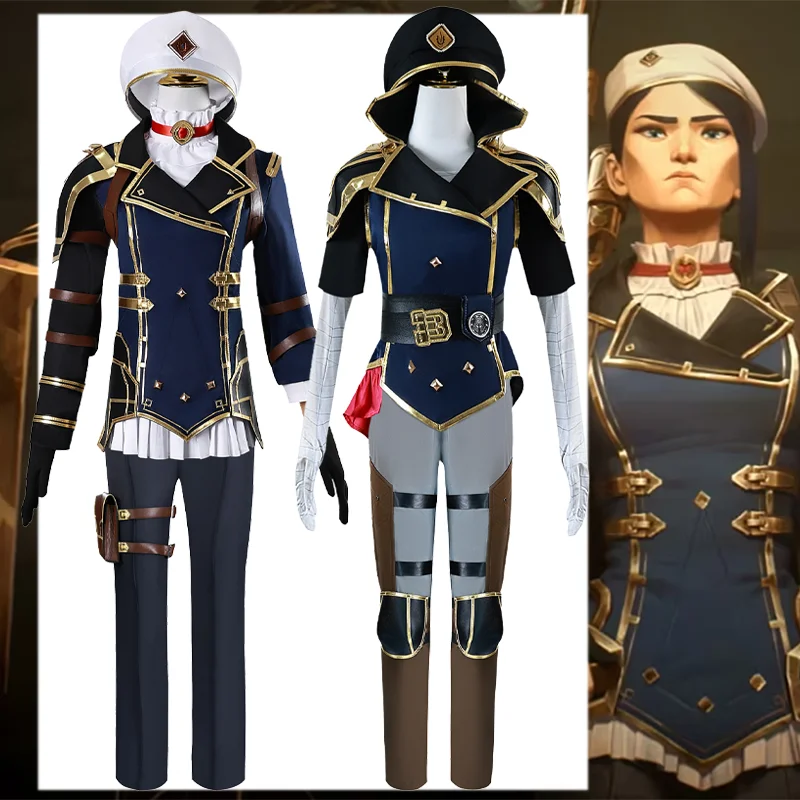 Disfraz-de-Cosplay-de-League-of-Legends-VI-Caitlyn-Kiramman-LOL-The ...