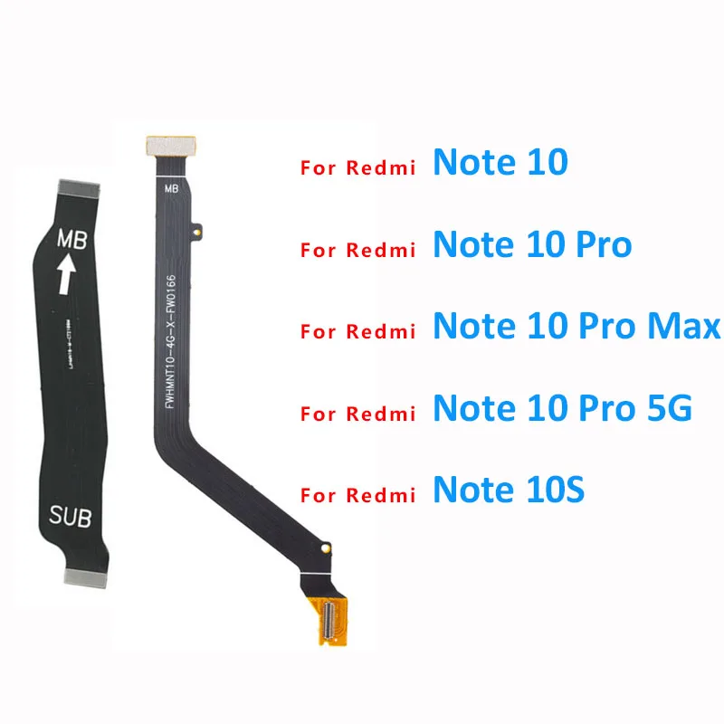 For Xiaomi Redmi Note 10 10S 10T Pro 4G 5G Main Board Connector USB ...