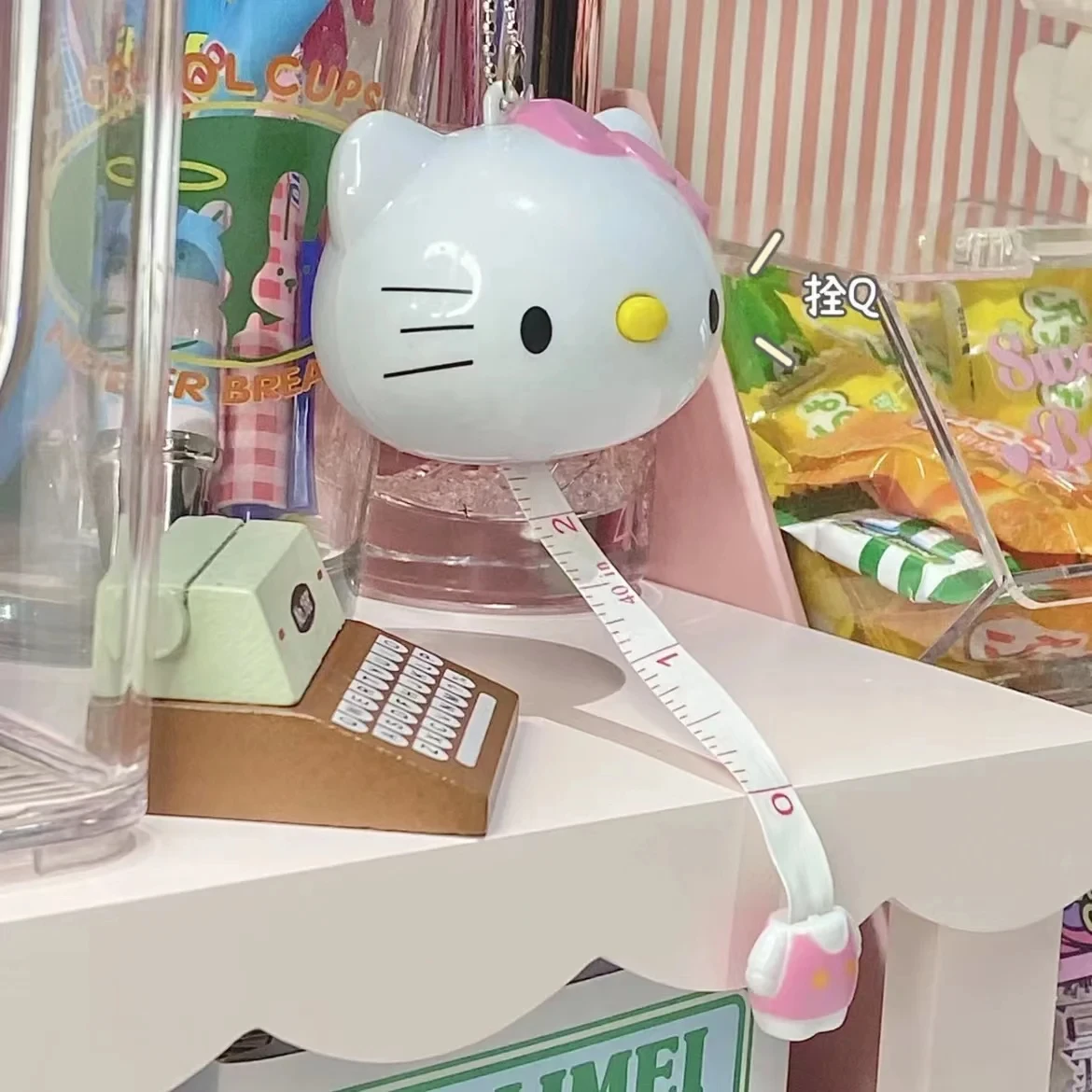 Kawaii-Hello-Kitty-Self-Telescoping-Tape-Measure-Anime-Sanrio-Kt-Cat ...