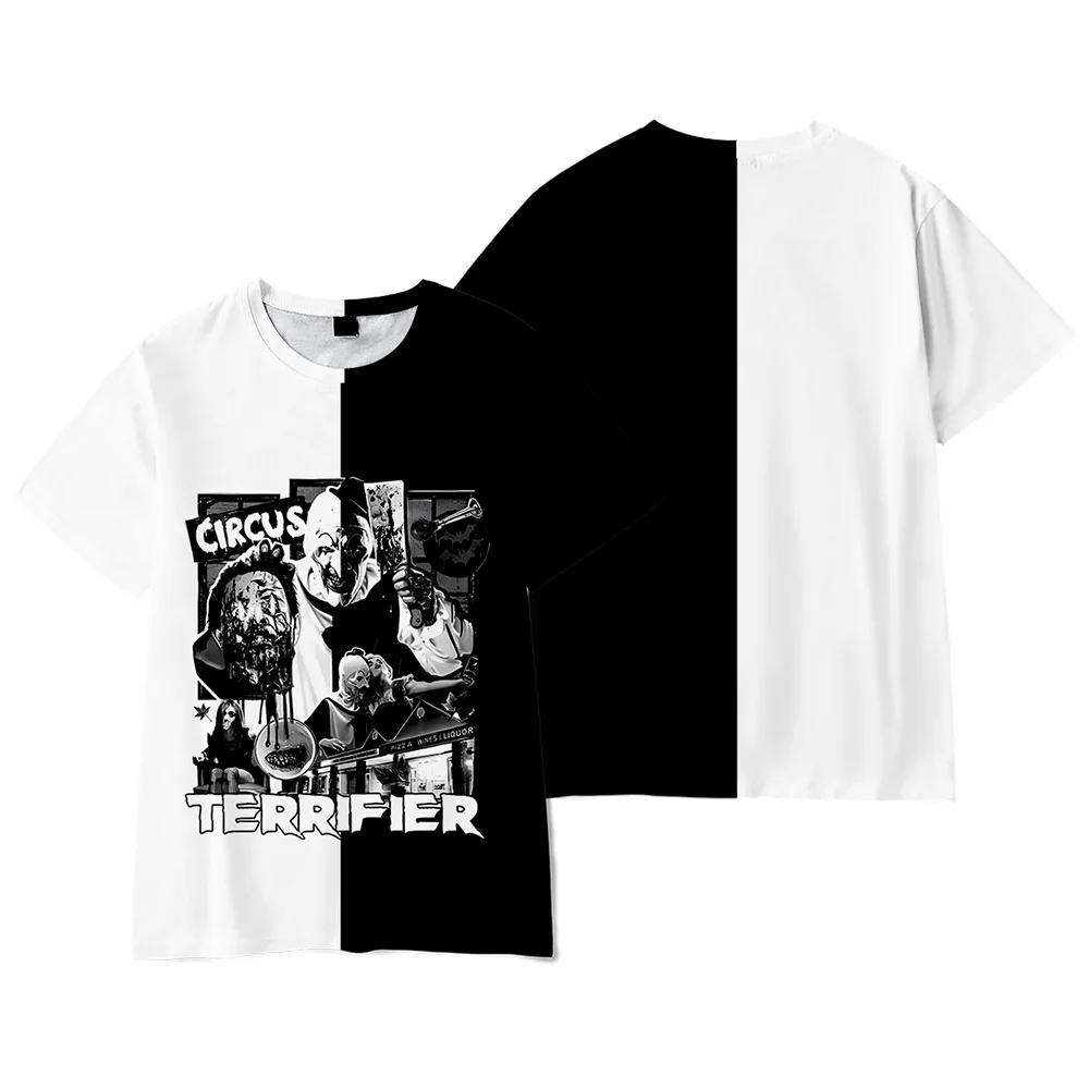 Camisetas-de-pel-cula-de-terror-Terrifier-3-Cosplay-con-estampado-de ...