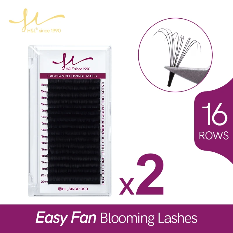 Easy Fanning Eyelash Extensions Blooming Eyelashes Flare Eyelashes Russian Volume Auto Fan ...
