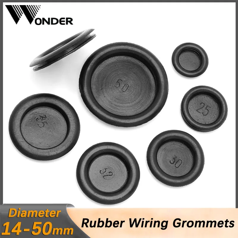 Blanking-Blind-Rubber-Wiring-Grommets-Single-Sided-Rubber-Grommets-Hole ...