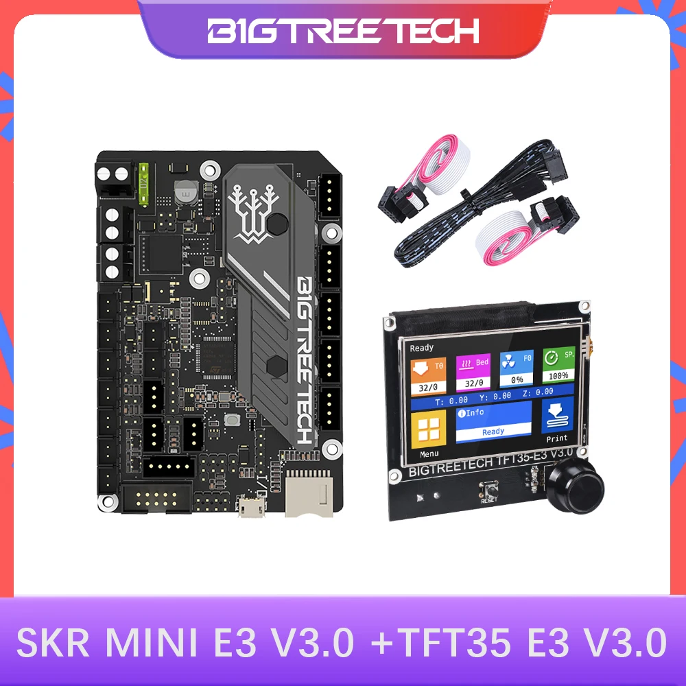 BIGTREETECH BTT SKR MINI E3 V3.0 Control Board TMC2209 TFT35 E3 V3.0 Screen 3D Printer Parts SKR ...