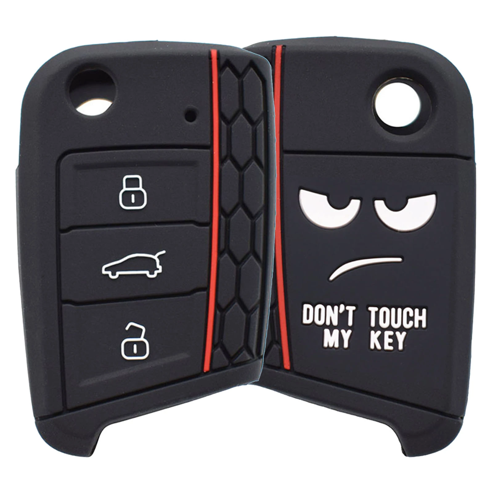 For Vw Polo Golf 7 Tiguan For Skoda Seat Silicone Car Remote Flip Key ...