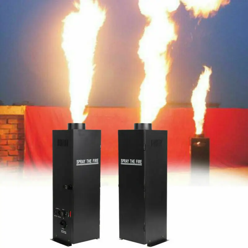 1-2pcs-200W-Spray-Fire-Flame-Projectors-Stage-Wedding-DJ-Party-Show ...