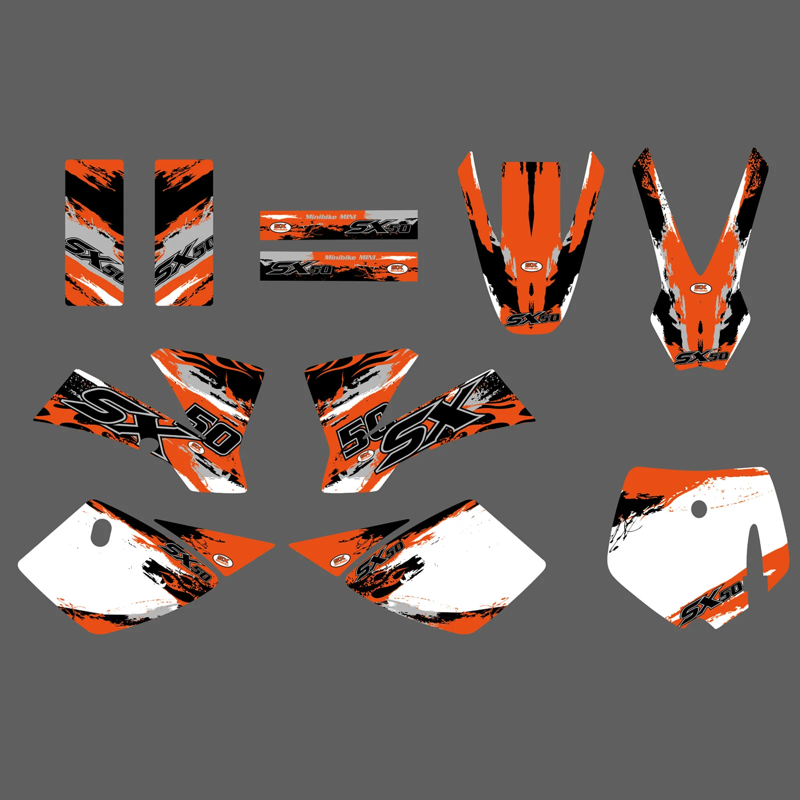 New-Motorcycle-Full-Fairing-Graphics-Background-Decals-Sticker-For-KTM ...