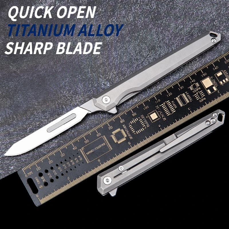 Titanium-Alloy-Folding-Knife-Scalpel-Multifunctional-Tool-Quick-Open ...