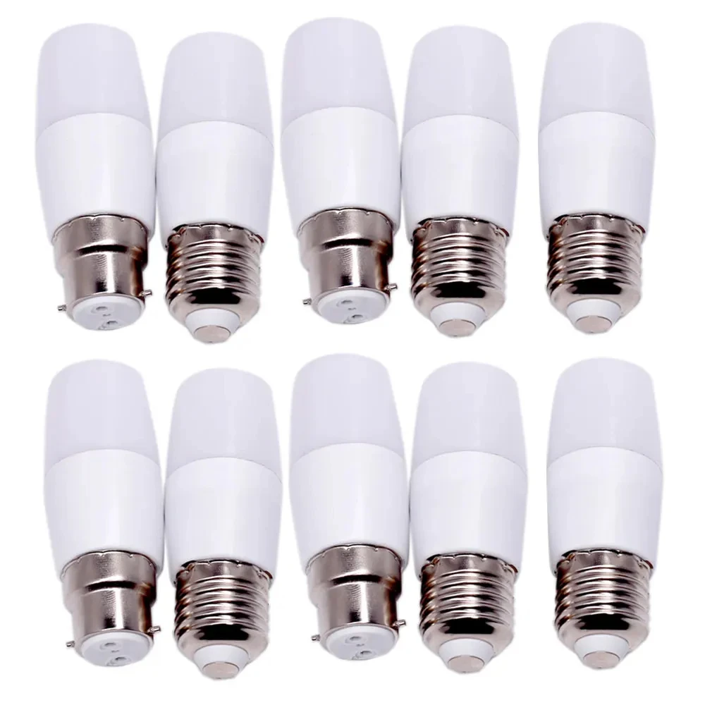 10Pcs-B22-E27-3W-LED-Bulb-Dimmable-Lamp-AC-220V-Chandelier-Light ...