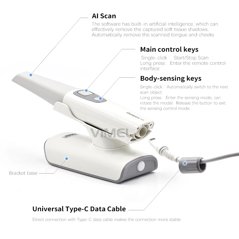25mm Dental Original Runyes 3D Scanner V5 Intra-oral 3D Scanner with ...