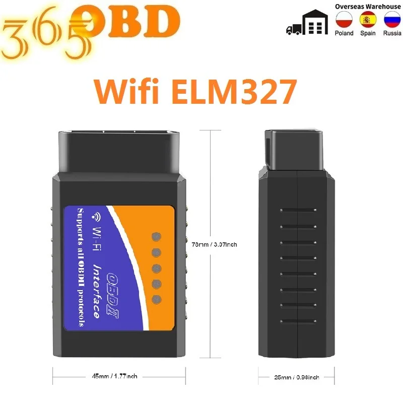 Elm327 wifi v1.5 com pic18f25k80 chip scanner de carro elm 327 obd2 leitor de código para ios ...