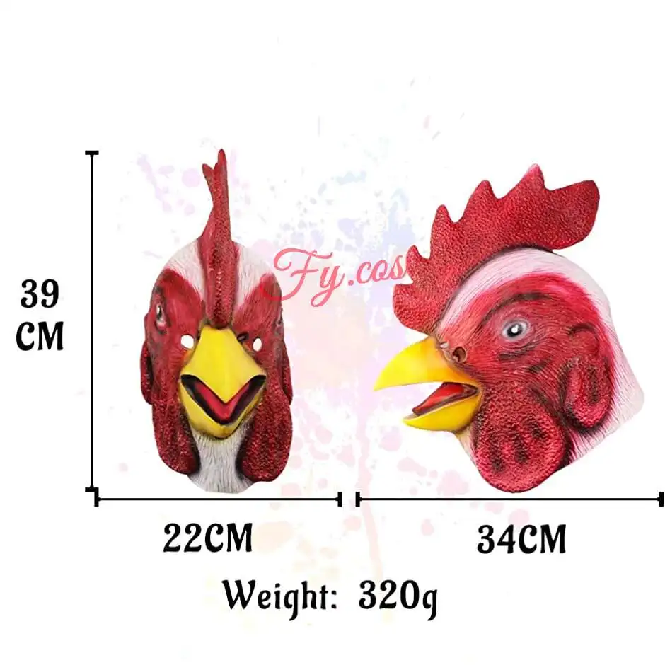 Hen Mask Template